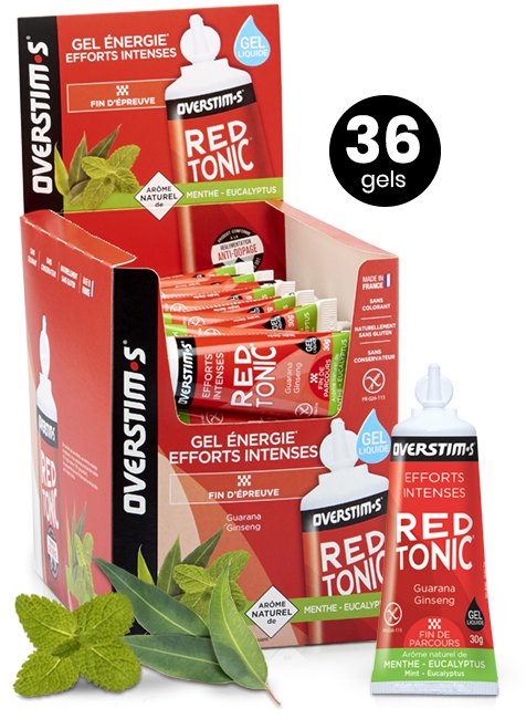 Red Tonic (36 gels) | Sport energiegels (hardlopen, wielrennen ...